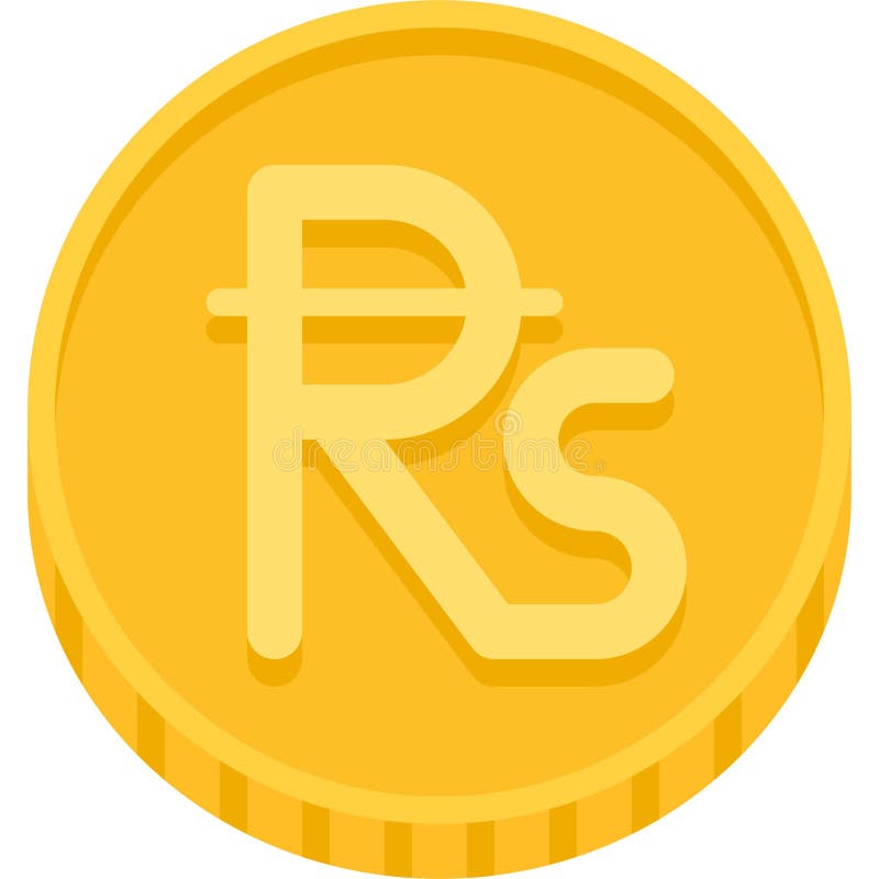 Rupee Coin, Common Name for the Many Countries Currencies Stock Vector ...