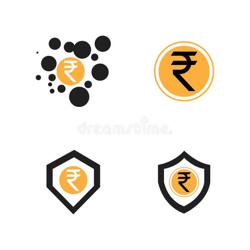 Rupee stock vector. Illustration of banknote, profit - 188409259