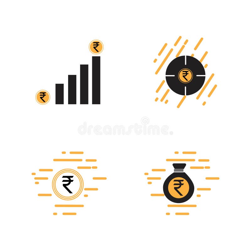 Rupee stock illustration. Illustration of finance, icon - 188409566
