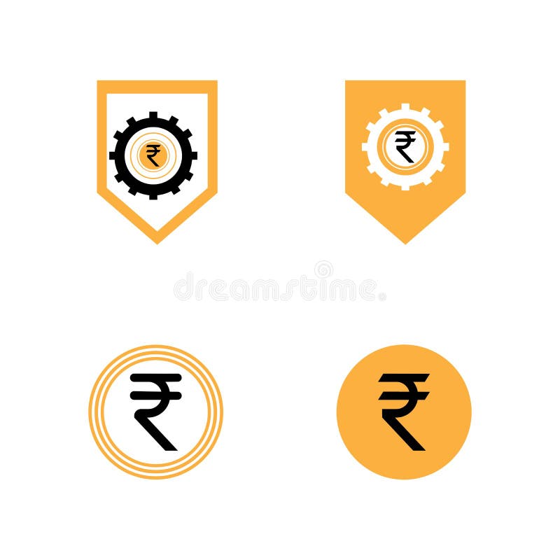 Rupee stock illustration. Illustration of profit, icon - 188409666