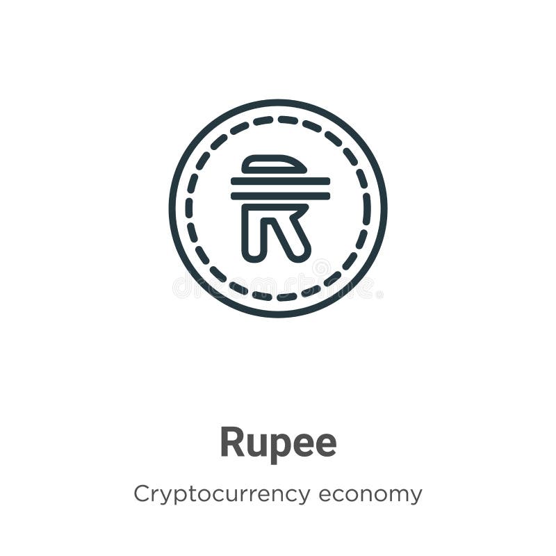 Rupee Outline Stock Illustrations – 846 Rupee Outline Stock ...