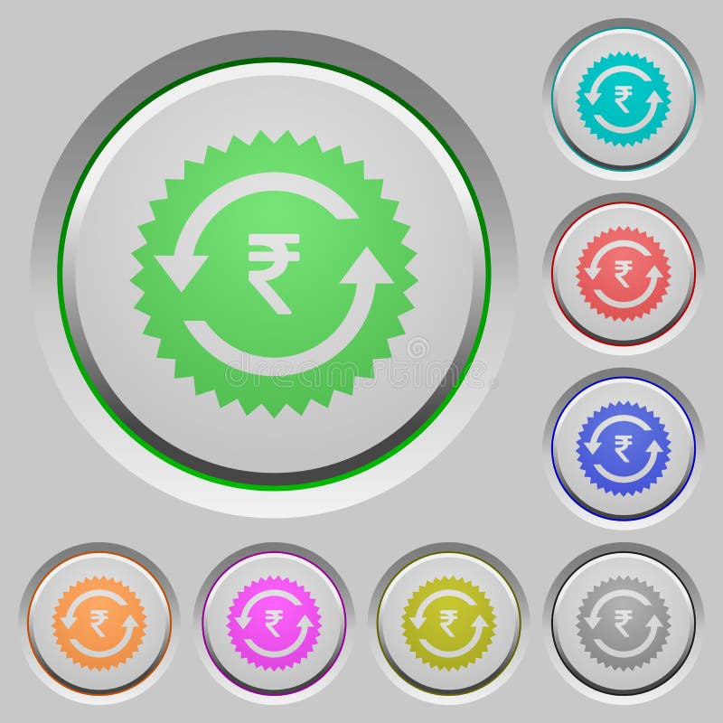 Rupee Sticker Stock Illustrations – 148 Rupee Sticker Stock ...