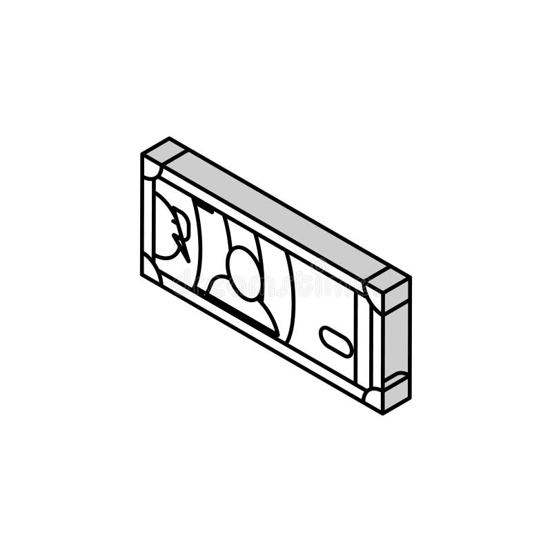 Rupee Rs Isometric Icon Vector Illustration Stock Vector - Illustration ...