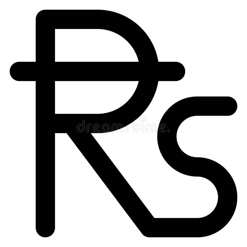 Rupee Sign, Common Name for the Many Countries Currencies Stock Vector ...