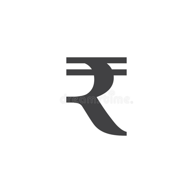 Rupee logo stock vector. Illustration of money, indian - 16399540