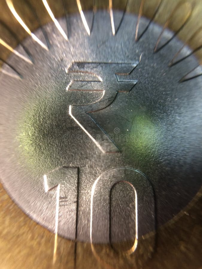10 indian rupees coin stock image. Image of money, metal - 37539973