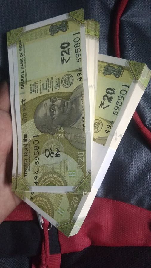 20 rupees stock photo. Image of notes, rupess, rupees - 156577460