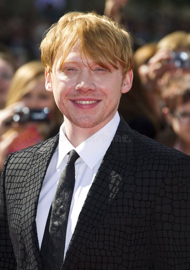 Rupert Grint editorial stock photo. Image of rupert, arriving - 34828823