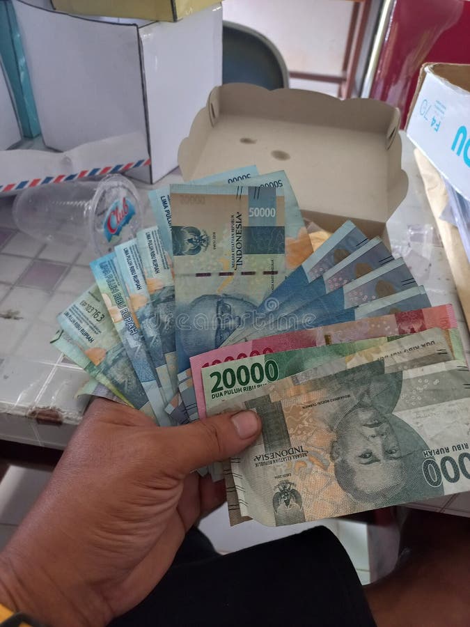 Rupiah is the Currency in Indonesia, Here is an Example Stock Photo - Image of rupiah, currency ...