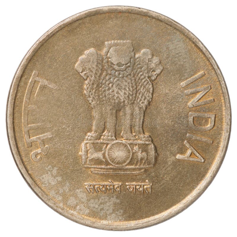 Moneda de la rupia india foto de archivo. Imagen de objeto - 48497548