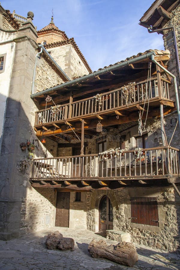 Rupit Village in Catalonia, Spain, One Hour from Barcelona Stock Photo ...