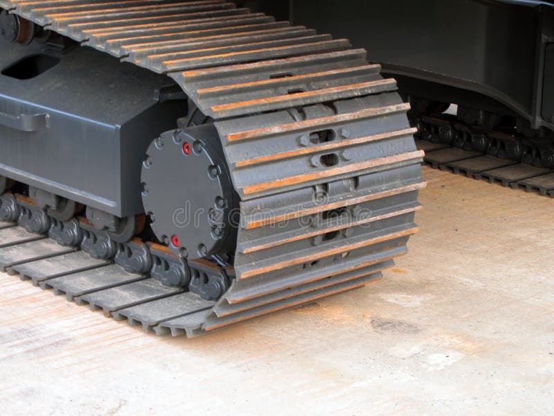 Het detail van de rupsband stock afbeelding. Image of hobbelig - 1323871
