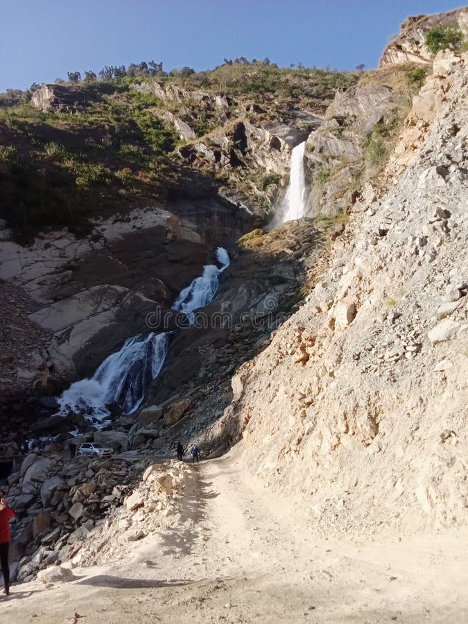Rupse Waterfall Way To Mustang Nepal Stock Photo - Image of wadi ...