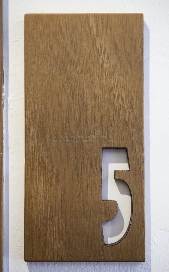 Rural Accomodation Room Sign Stock Photo - Image of number, corridor ...