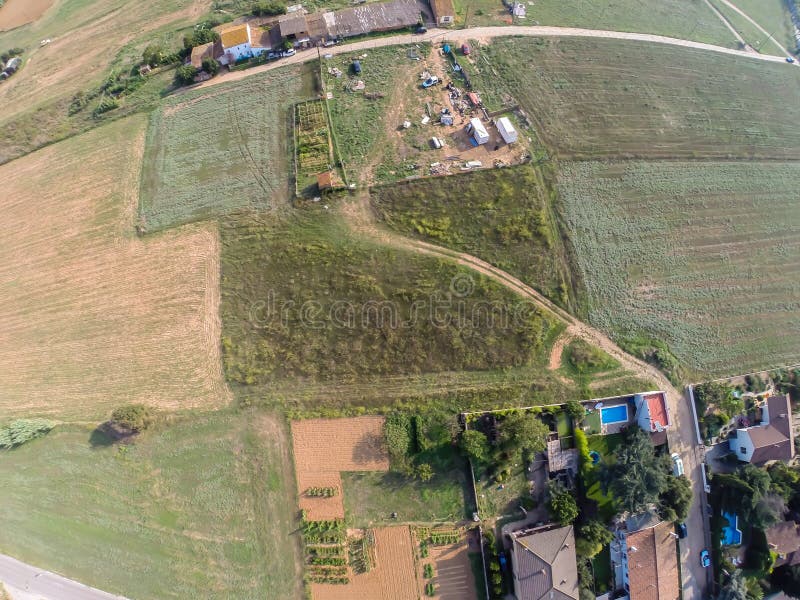 Rural aerial view stock image. Image of forest, farmlands - 44199481