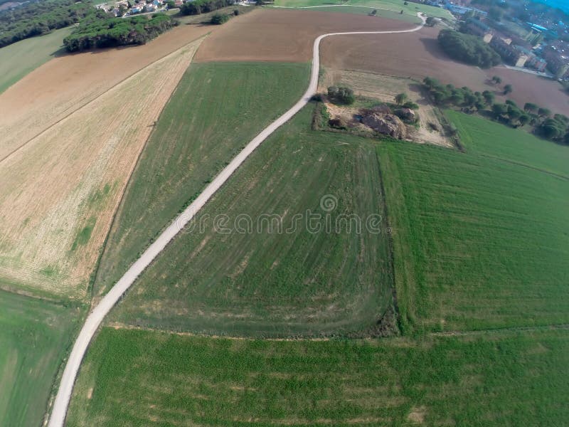 Rural aerial view stock photo. Image of landscape, panoramic - 44199798