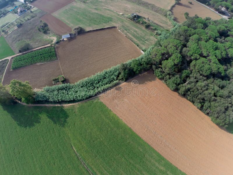 Rural aerial view stock image. Image of outdoor, plane - 44200047