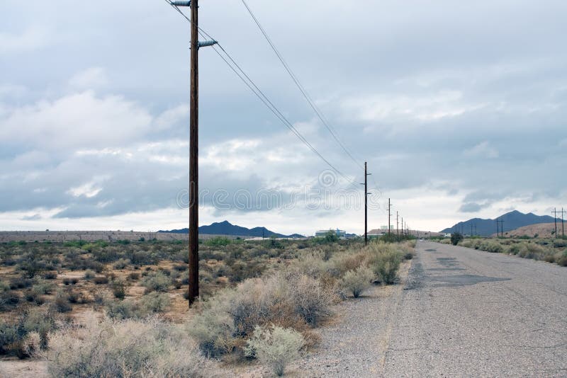 Rural Arizona Desert Road stock image. Image of country - 15868339