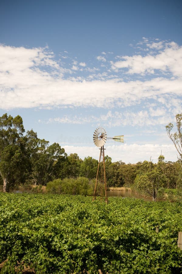 Rural Australia stock photo. Image of windmill, south - 20867062