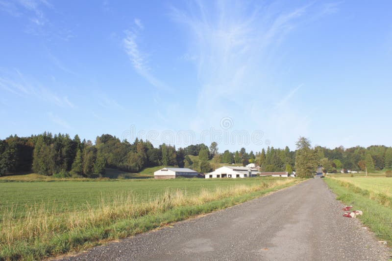 Canadian Rural Farm Acreage Stock Photo - Image of crops, lower: 25200326