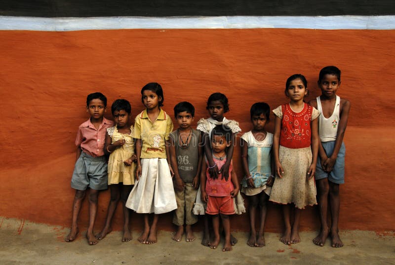Rural Children in India editorial stock photo. Image of boys - 21896763