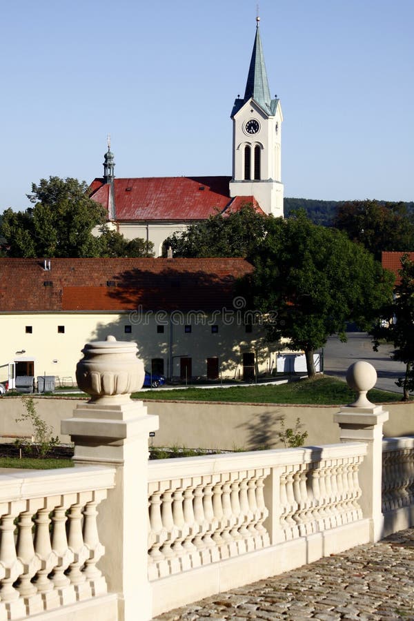 Rural church stock image. Image of czech, brdy, building - 13298087