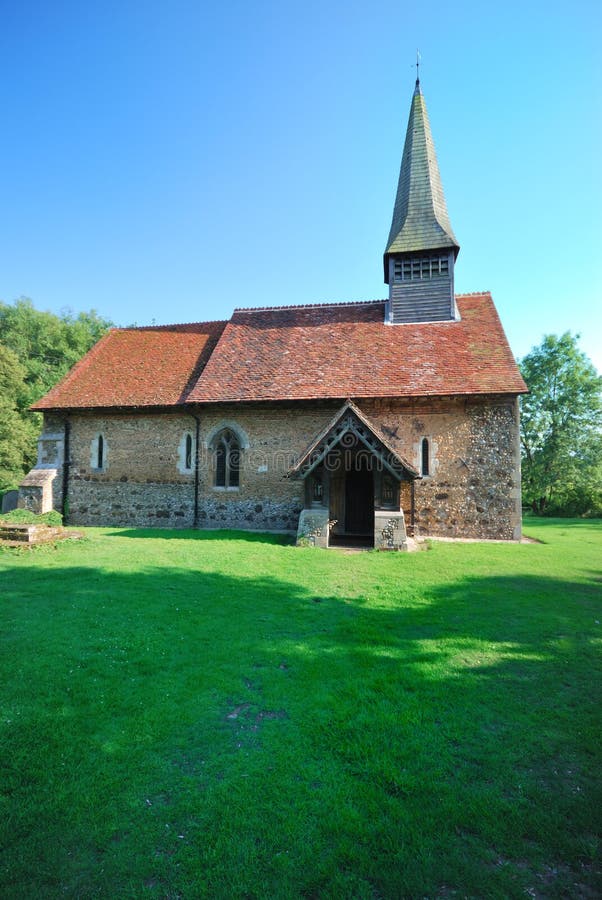 Rural Church stock image. Image of religion, restored - 20193379