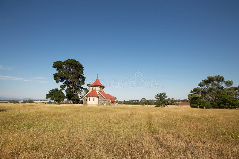 Rural Church stock photo. Image of rural, stone, church - 49760092