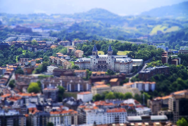 Rural city landscape stock image. Image of tower, blur - 21394631