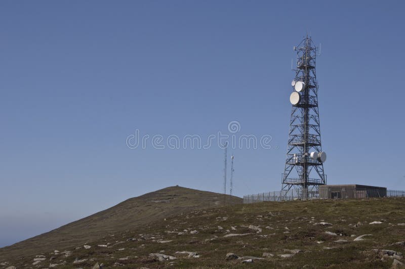Rural communications radio stock image. Image of aerial - 9849841