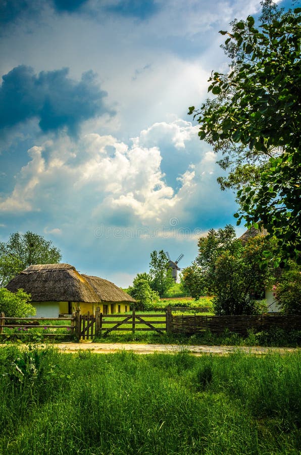 Rural cottage stock image. Image of nature, tranquility - 11137089
