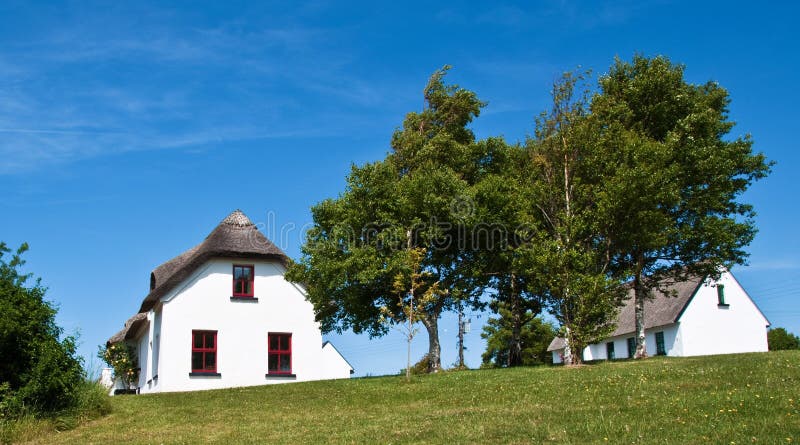 Rural Countryside Cottage in Europe Stock Photo - Image of green ...