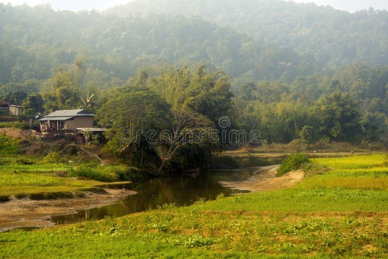 Rural countryside. Nepal. stock image. Image of nepal - 238401367