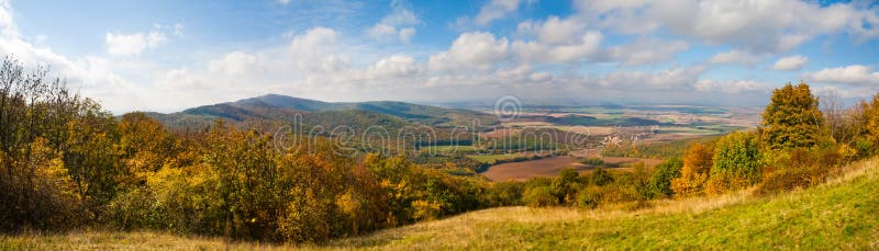Rural countryside panorama stock image. Image of deciduous - 44292721