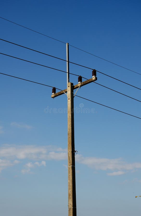 Rural Electrical Substation Stock Image - Image of distribution, plant ...