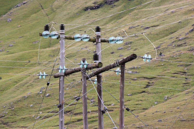 Rural electricity pylon stock photo. Image of fields, picturesque - 8651284