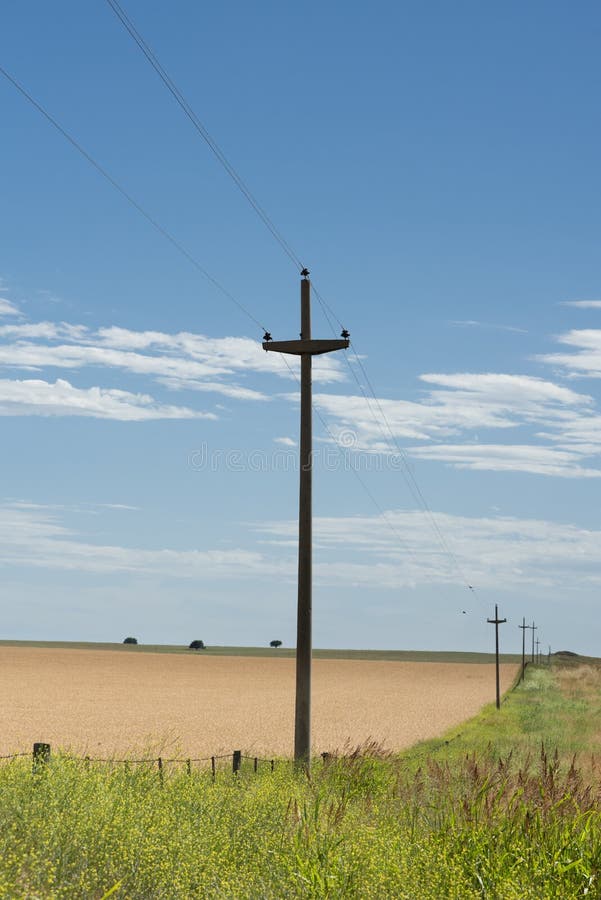 Rural electricity pylon stock photo. Image of fields, picturesque - 8651284