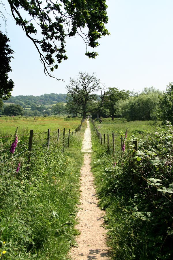 Rural English path stock image. Image of relaxation, nature - 2577283