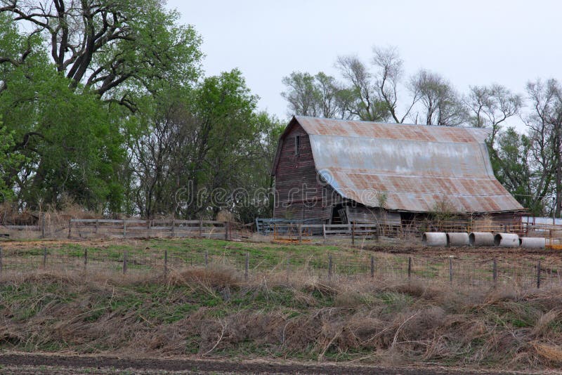 Rural Farm Barn stock photo. Image of space, barn, landscape - 116658916