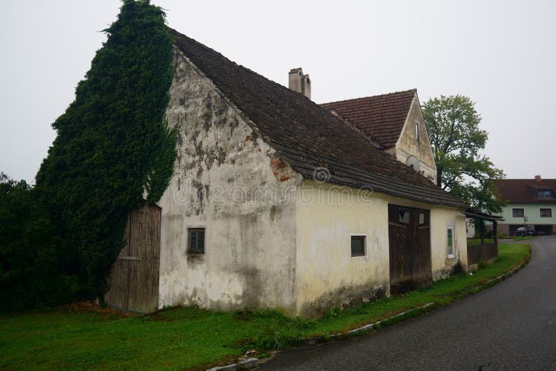 Rural Farm Home in Austria stock photo. Image of region - 126546434