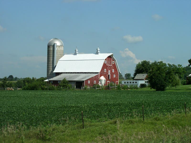 Rural Farmstead stock image. Image of grass, lonely, americana - 1023075