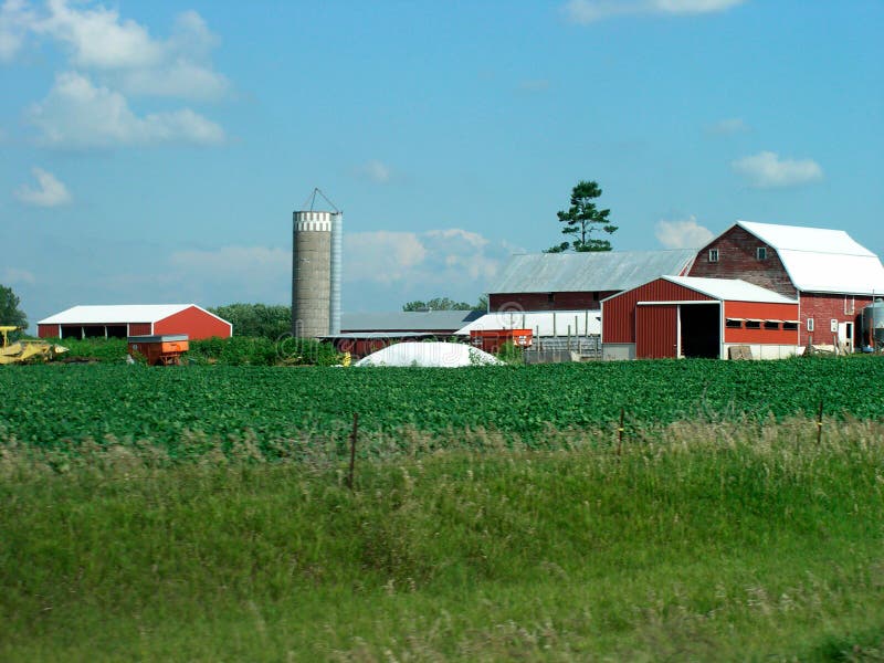 Rural Farmstead stock photo. Image of lonely, beams, barn - 1023090