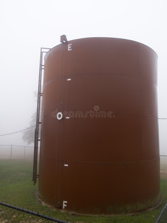 Rural foggy water tank stock image. Image of supply, water - 1960385