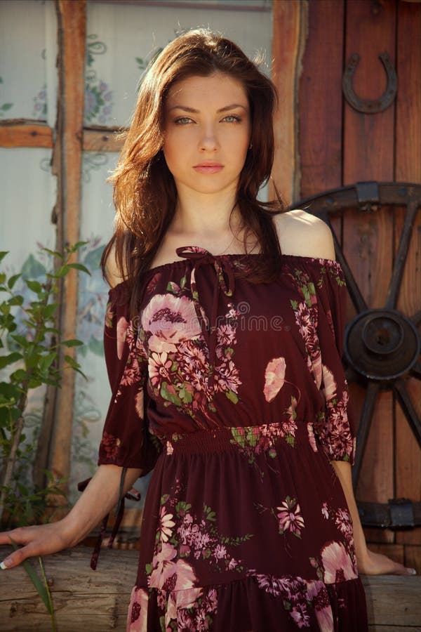 Rural girl stock photo. Image of residential, style, rural - 9642978