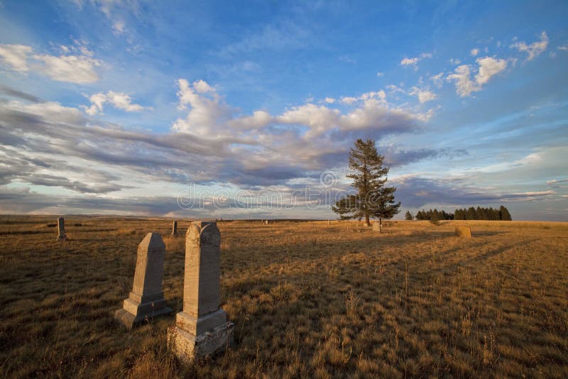 Rural Graveyard stock image. Image of blue, graveyard - 15913117