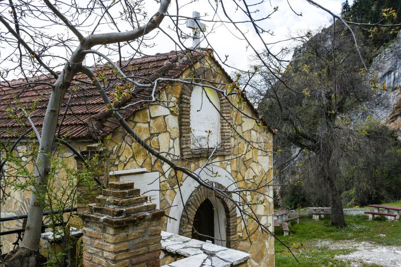 Rural Greek Landscape on the Hills, Crete, Greece Stock Image - Image ...