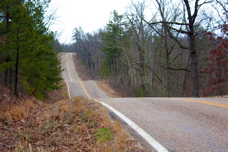 Rural Highway stock image. Image of cloudy, country, trees - 66466299