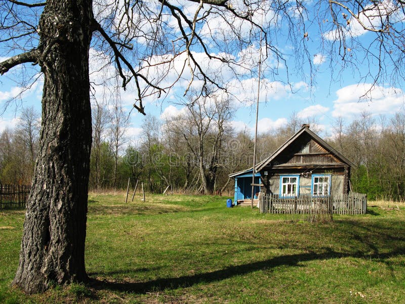 Rural_house_2_windows stock photo. Image of clear, freshness - 9406220
