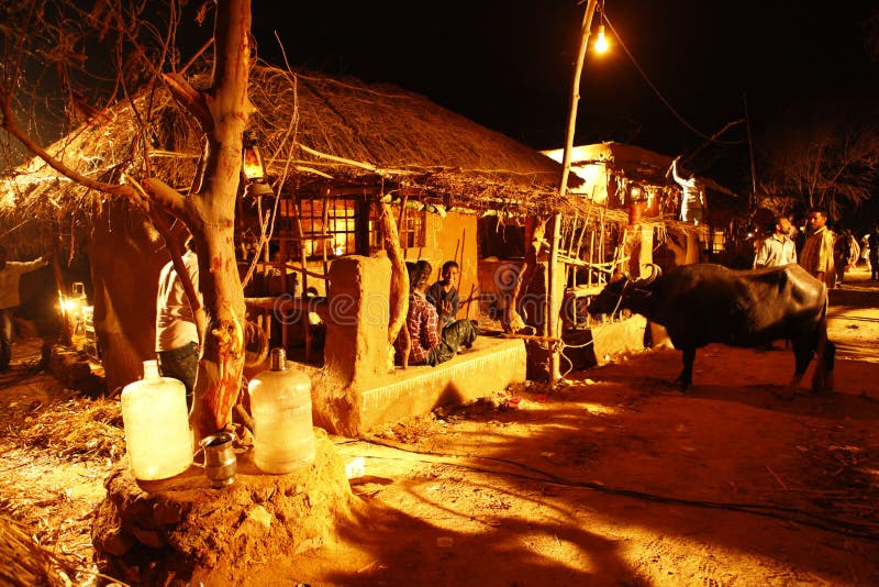 Rural House at Rajasthan India Editorial Photography - Image of cross ...