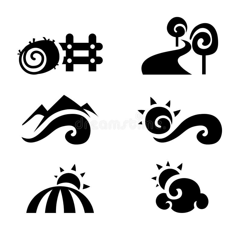 Rural icon stock vector. Illustration of line, agriculture - 93392670